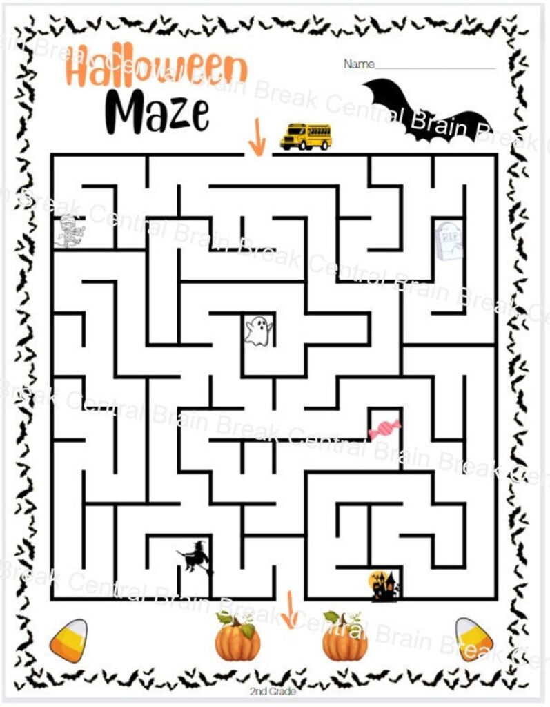 2nd Grade Maze Worksheets - Worksheets Template Free