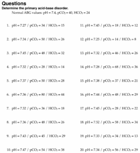 Free Printable Abg Practice Worksheet - Worksheets Template Free