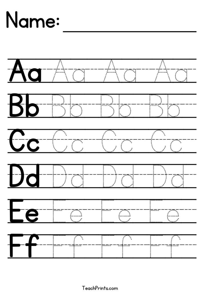 Abc Alphabet Writing Worksheets - Worksheets Template Free