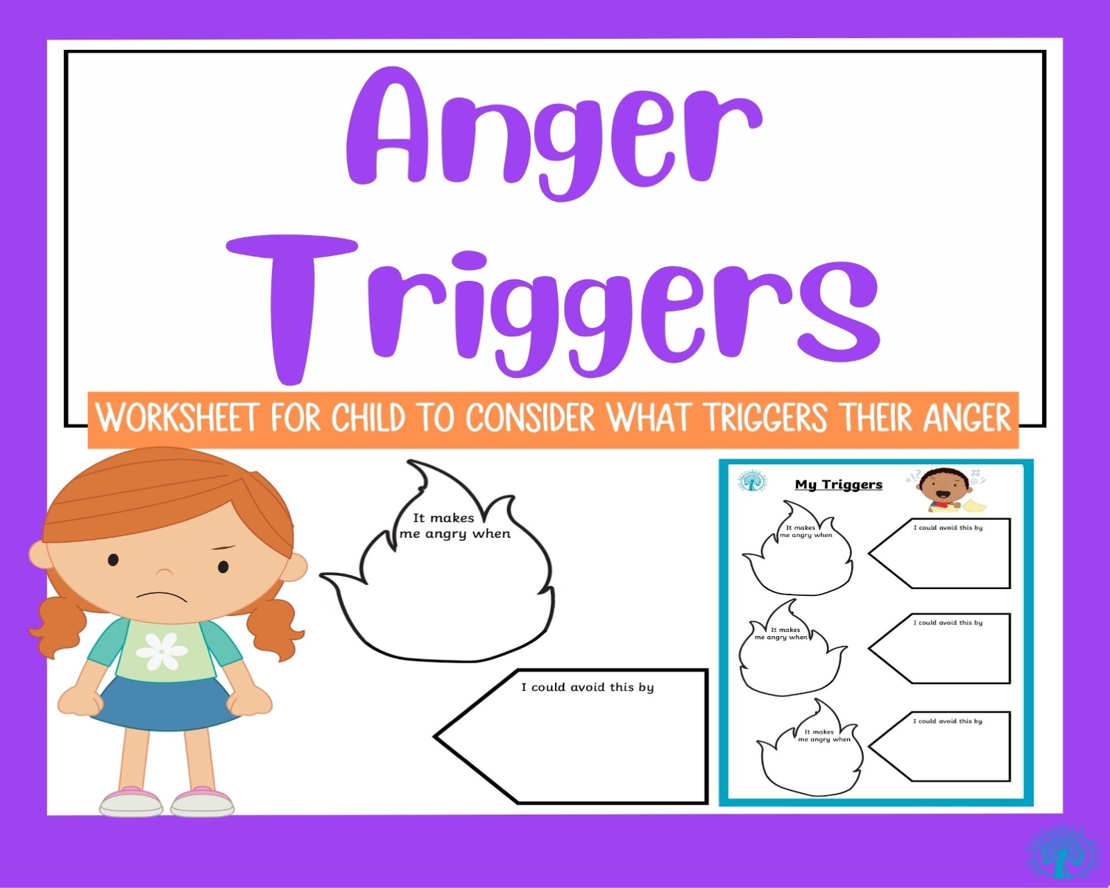 Free Printable Anger Triggers Worksheet - Worksheets Template Free