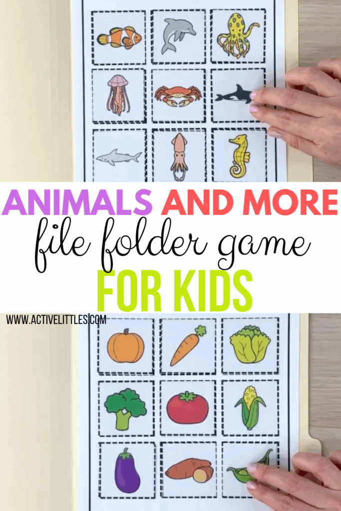 File Folder Games Preschool Printables - Worksheets Template Free