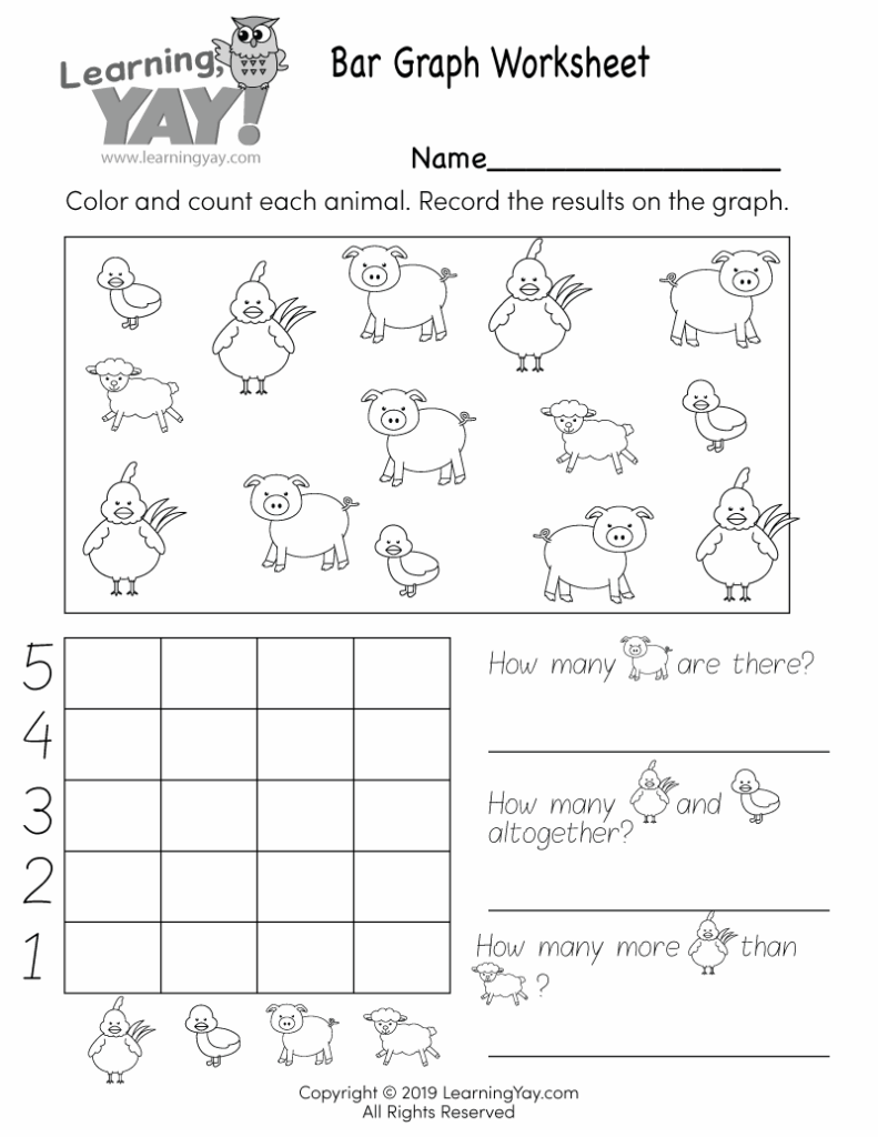 Free Printable First Grade Graphing Worksheets - Worksheets Template Free