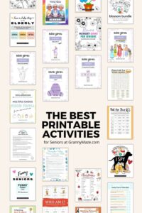 Free Printable Worksheets For The Elderly - Worksheets Template Free