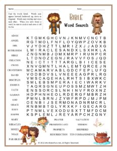 Printable Bible Puzzles For Preschoolers - Worksheets Template Free