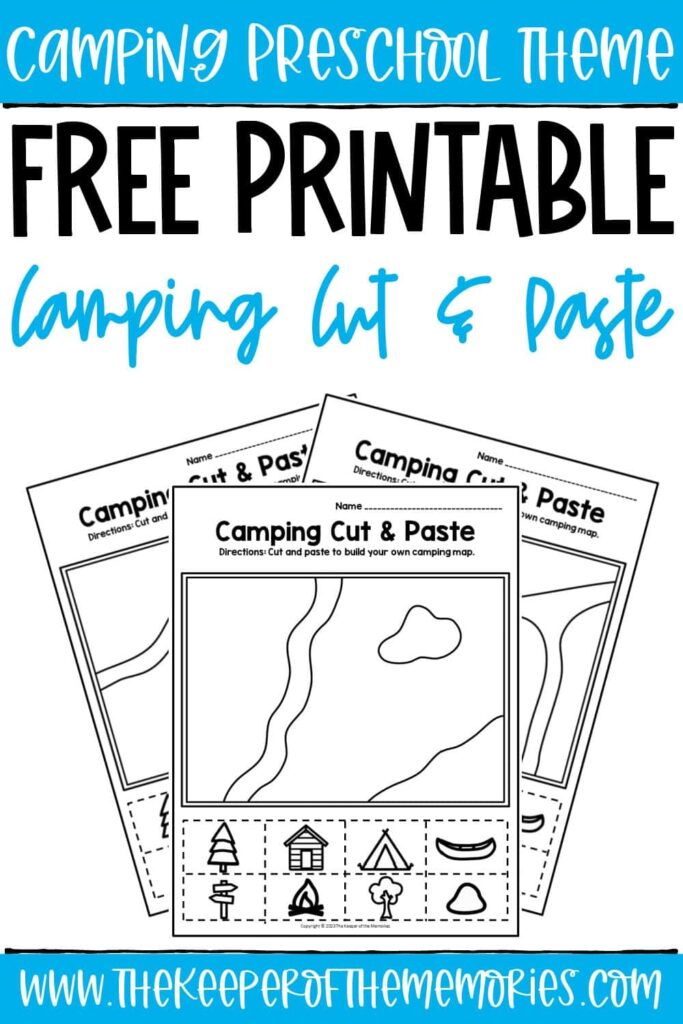 Preschool Camping Theme Printables - Worksheets Template Free