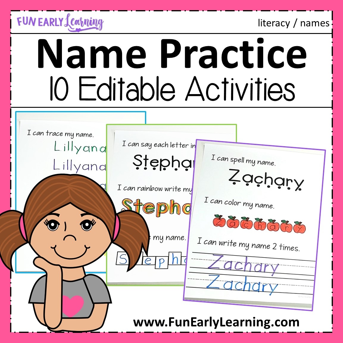 Free Name Printable Worksheets - Worksheets Template Free