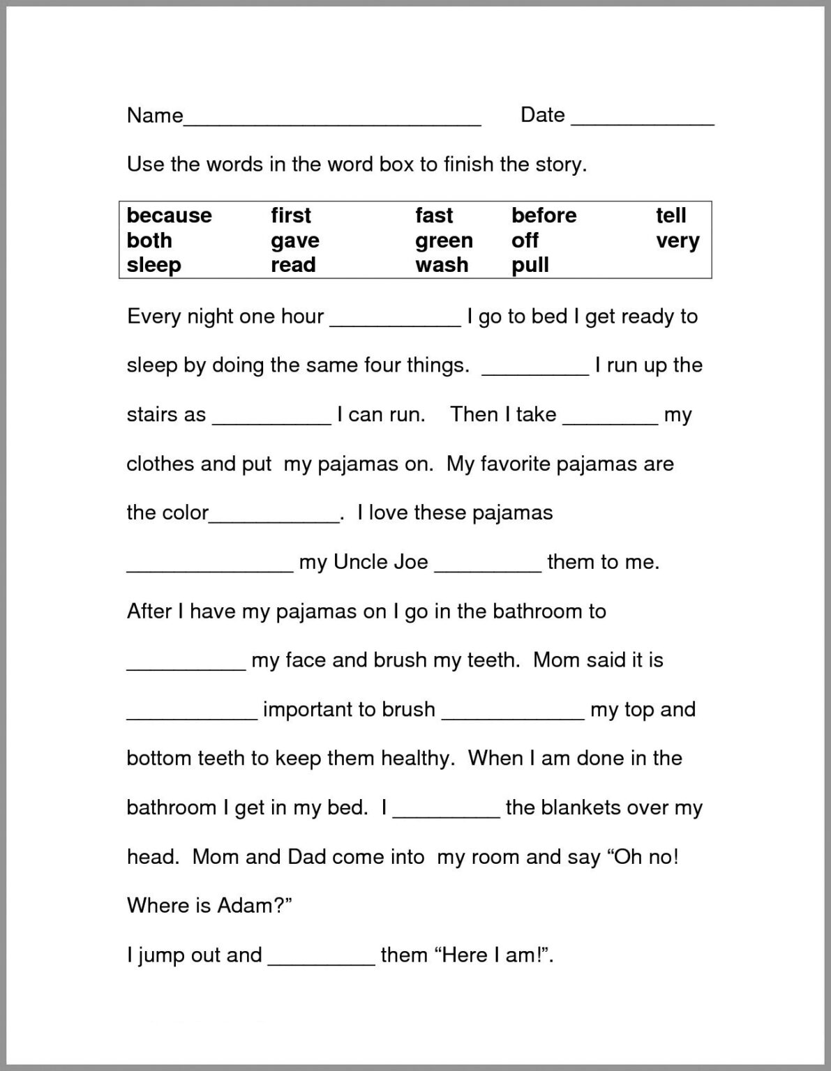2nd Grade Grammar Worksheets Free Printable - Worksheets Template Free