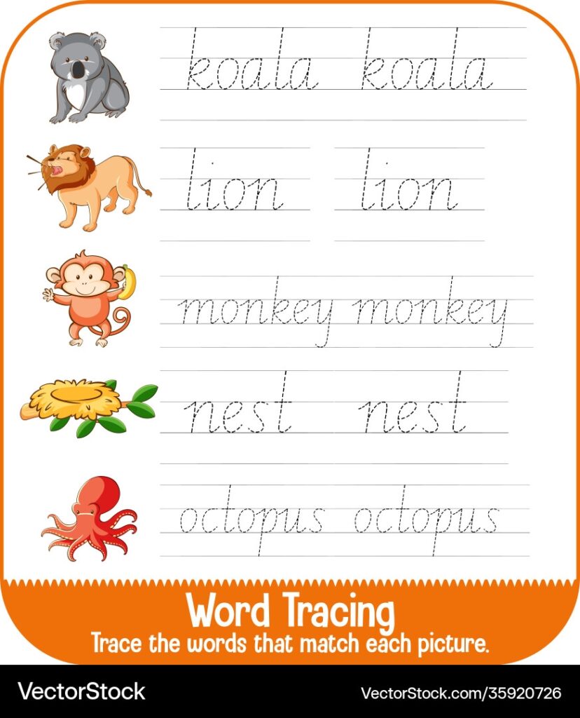 Tracing English Alphabet Worksheets - Worksheets Template Free