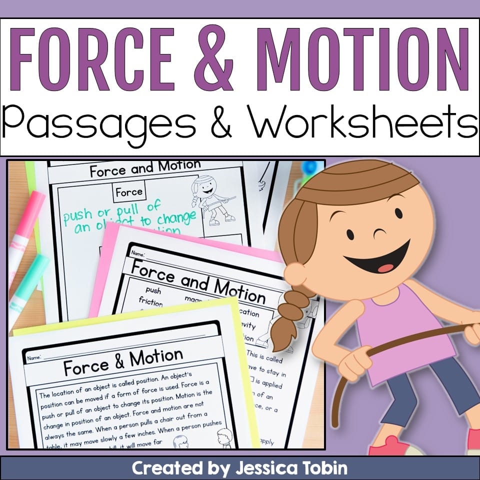 Force And Motion Reading Comprehension Worksheet - Worksheets Template Free