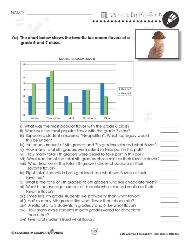 Free Printable Data Analysis Worksheets College - Worksheets Template Free