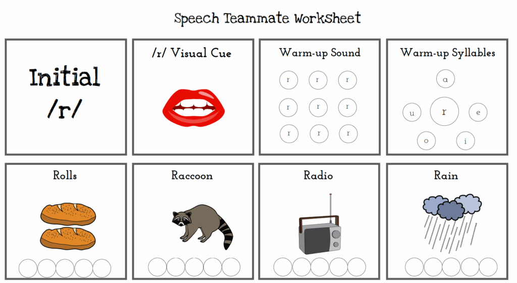Free Printable Articulation Worksheets - Worksheets Template Free