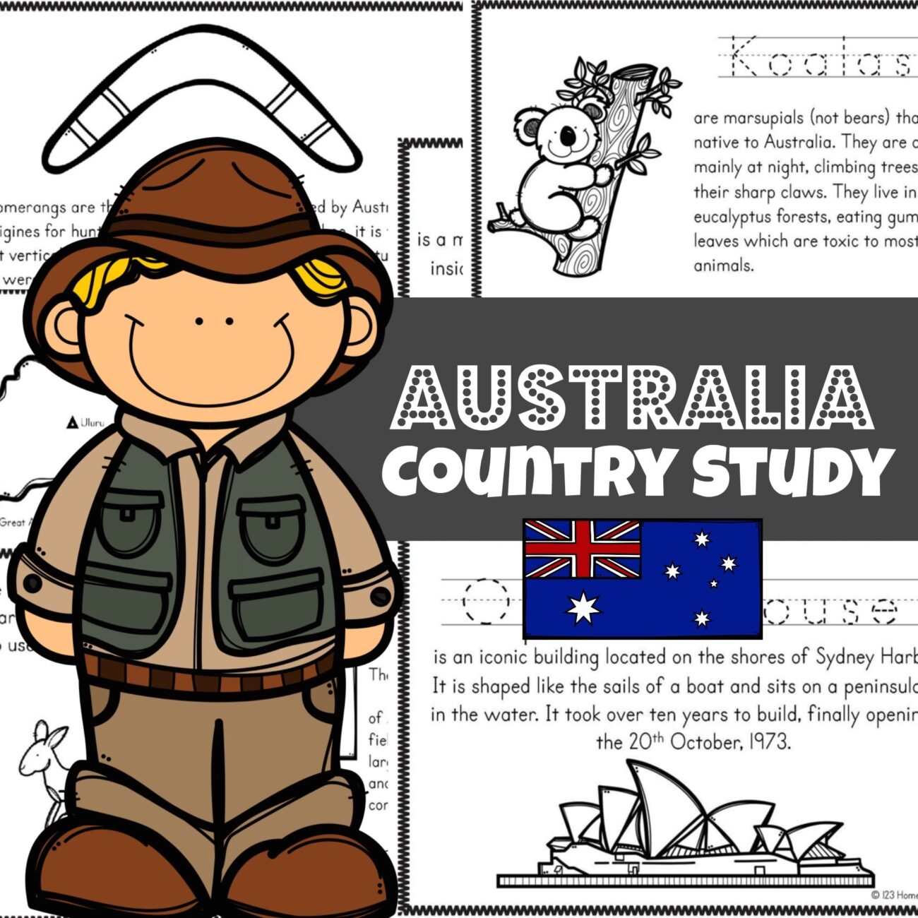 Free Printable Australian History Worksheets - Worksheets Template Free