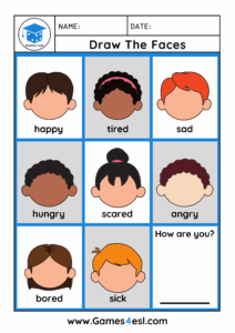 1st Grade Feelings Worksheets Free Printable - Worksheets Template Free