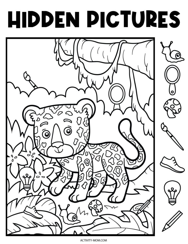 Free Printable Look And Find Worksheets - Worksheets Template Free