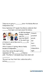 Free Printable Mexican Independence Day Worksheets - Worksheets ...