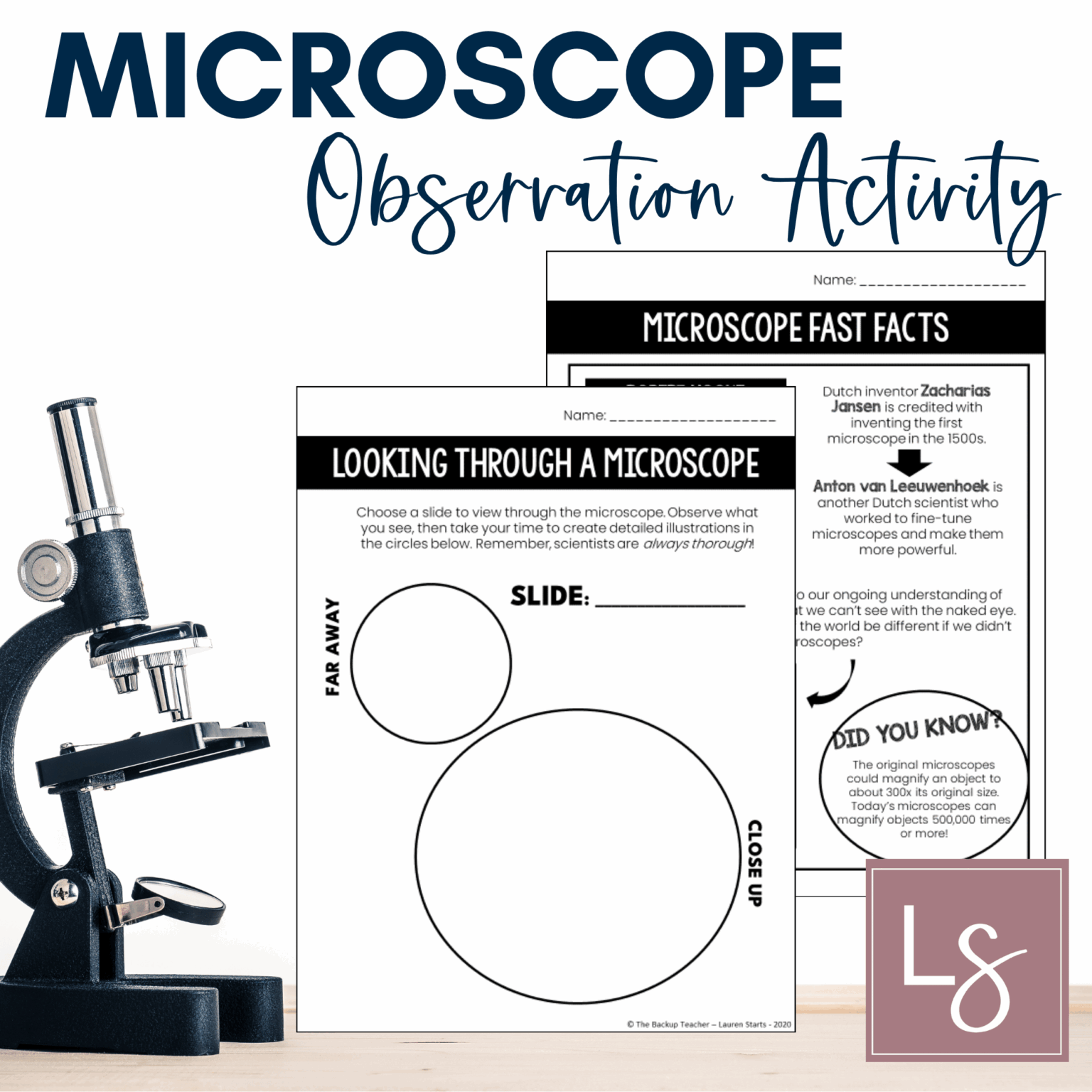 Free Printable Microscope Observation Worksheet - Worksheets Template Free