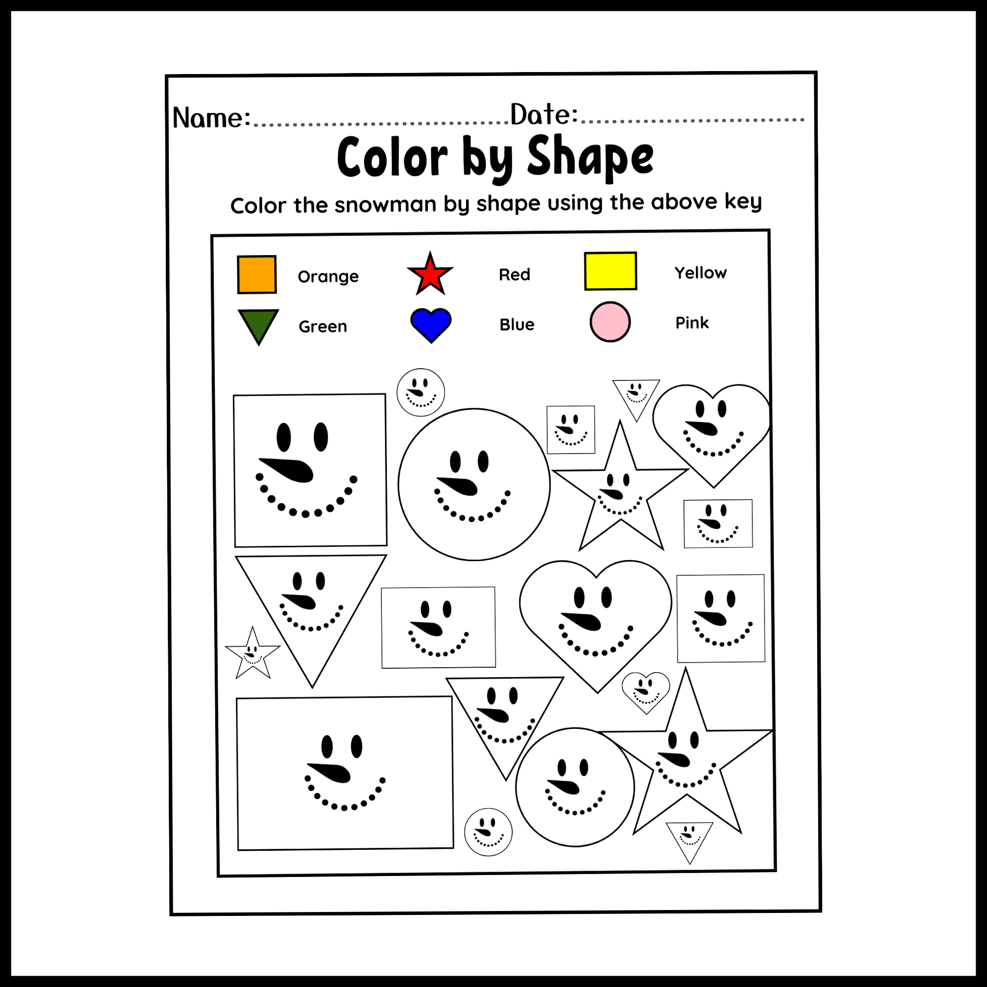 Winter Preschool Worksheets Free Printable - Worksheets Template Free