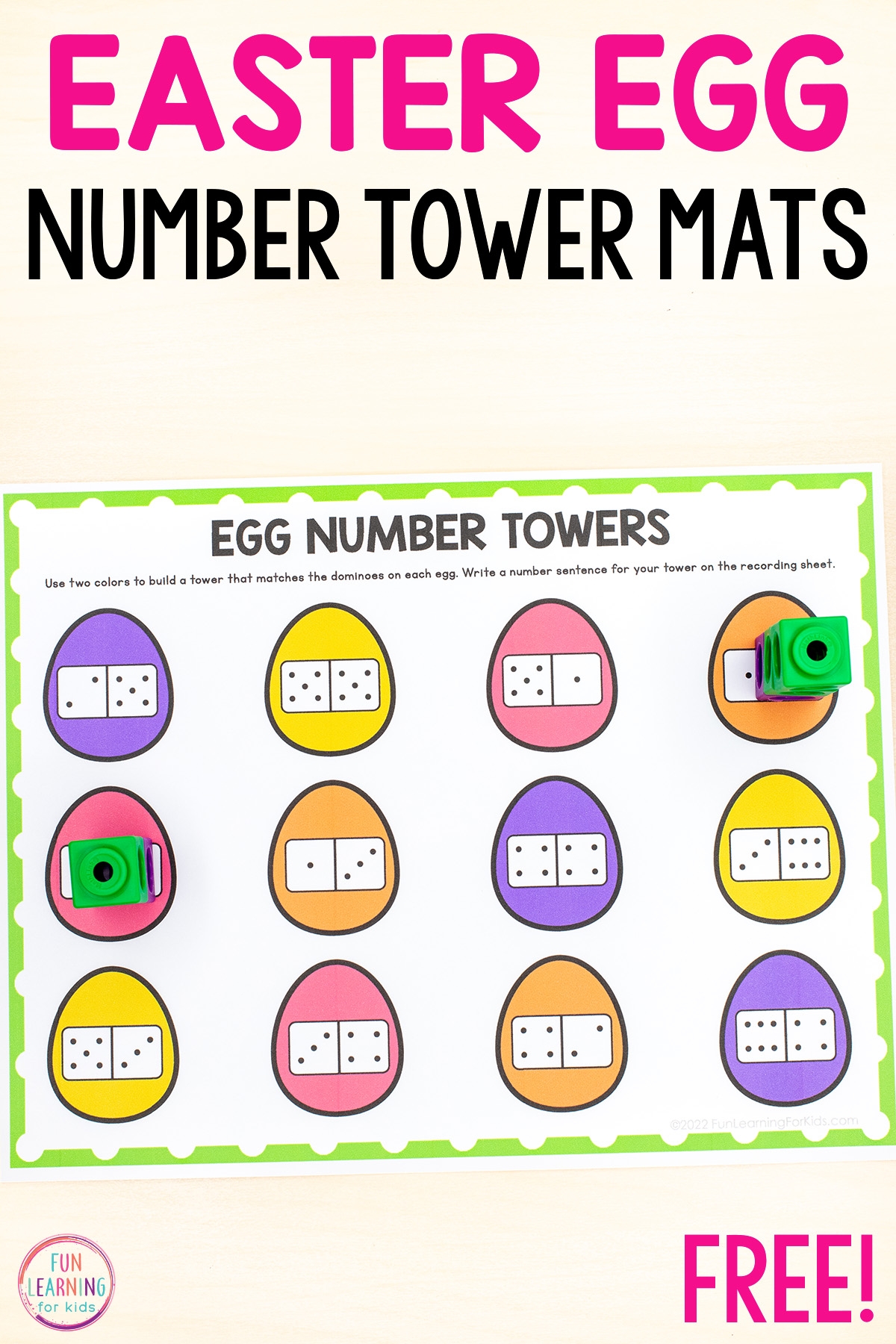 Easter Math Printable Preschool - Worksheets Template Free