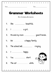 Free Printable Grammar Exercises Worksheets - Worksheets Template Free