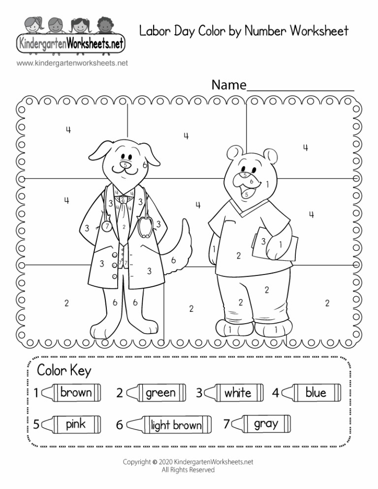 Free Printable Labor Day Worksheets - Worksheets Template Free
