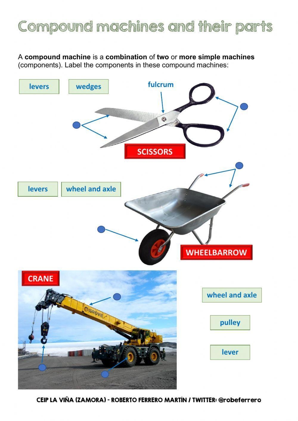 Free Printable Complex Machines Worksheet - Worksheets Template Free