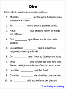 Free Printable Grade 4 French Worksheets - Worksheets Template Free