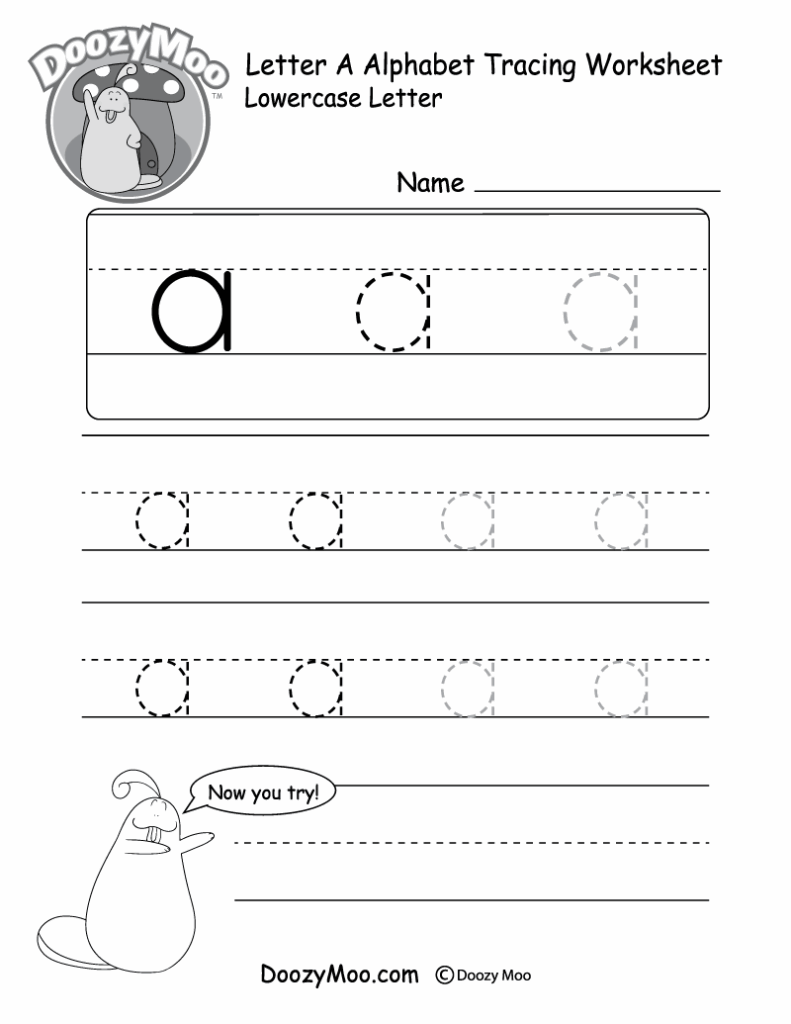 Free Printable Lowercase Abc Tracing Worksheets - Worksheets Template Free