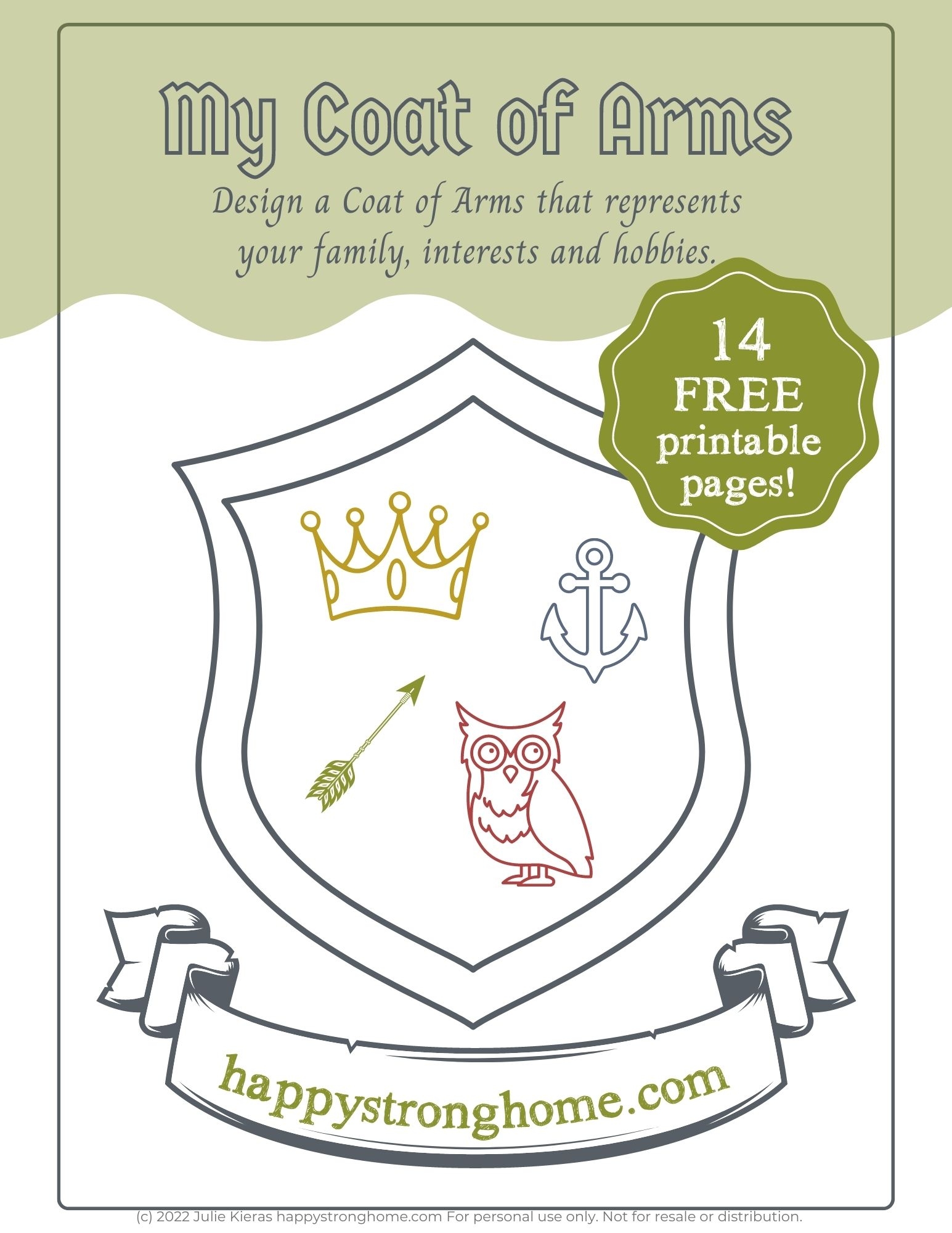 Coat Of Arms Worksheet Printable Free - Worksheets Template Free