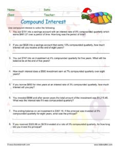 Consumer Math Worksheets - Worksheets Template Free