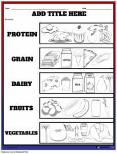 Free Printable Health And Nutrition Worksheets - Worksheets Template Free