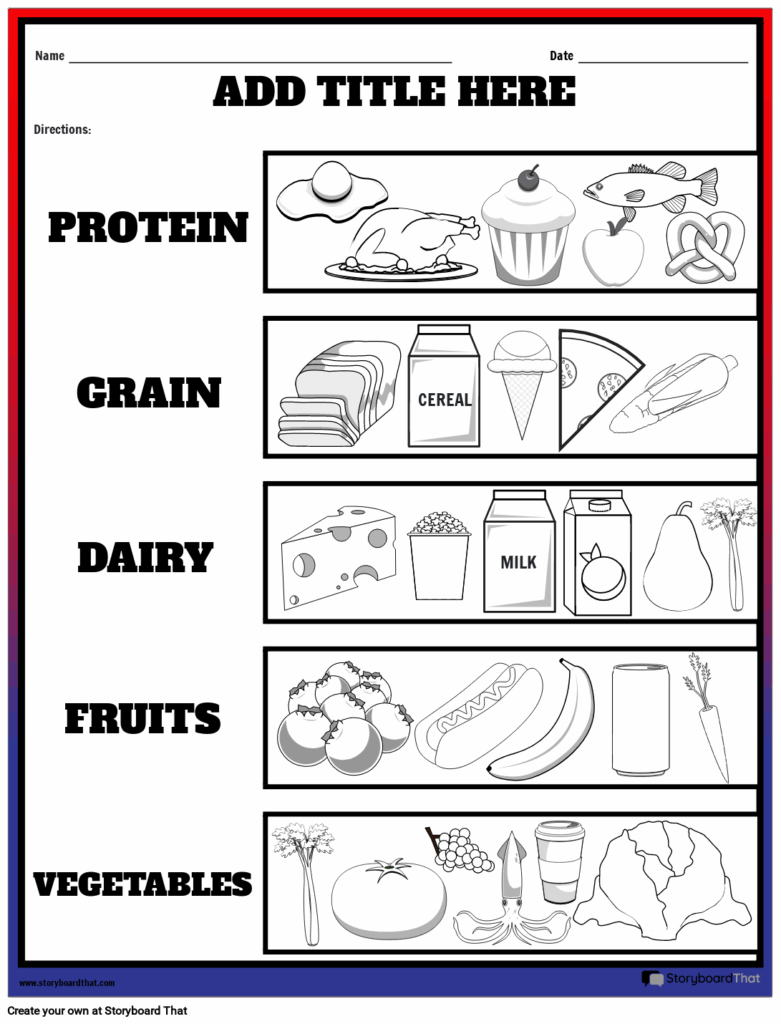 Free Printable Health And Nutrition Worksheets - Worksheets Template Free