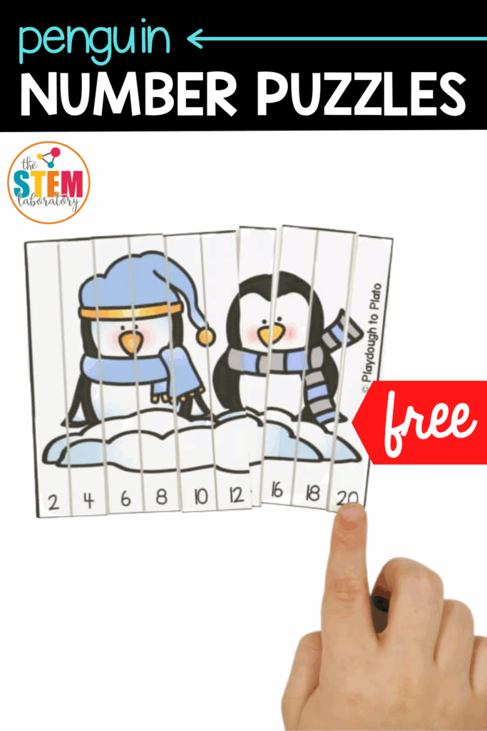 Free Preschool Penguin Printables Puzzle - Worksheets Template Free