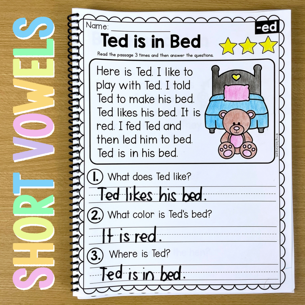 Cvc Reading Comprehension Worksheets - Worksheets Template Free