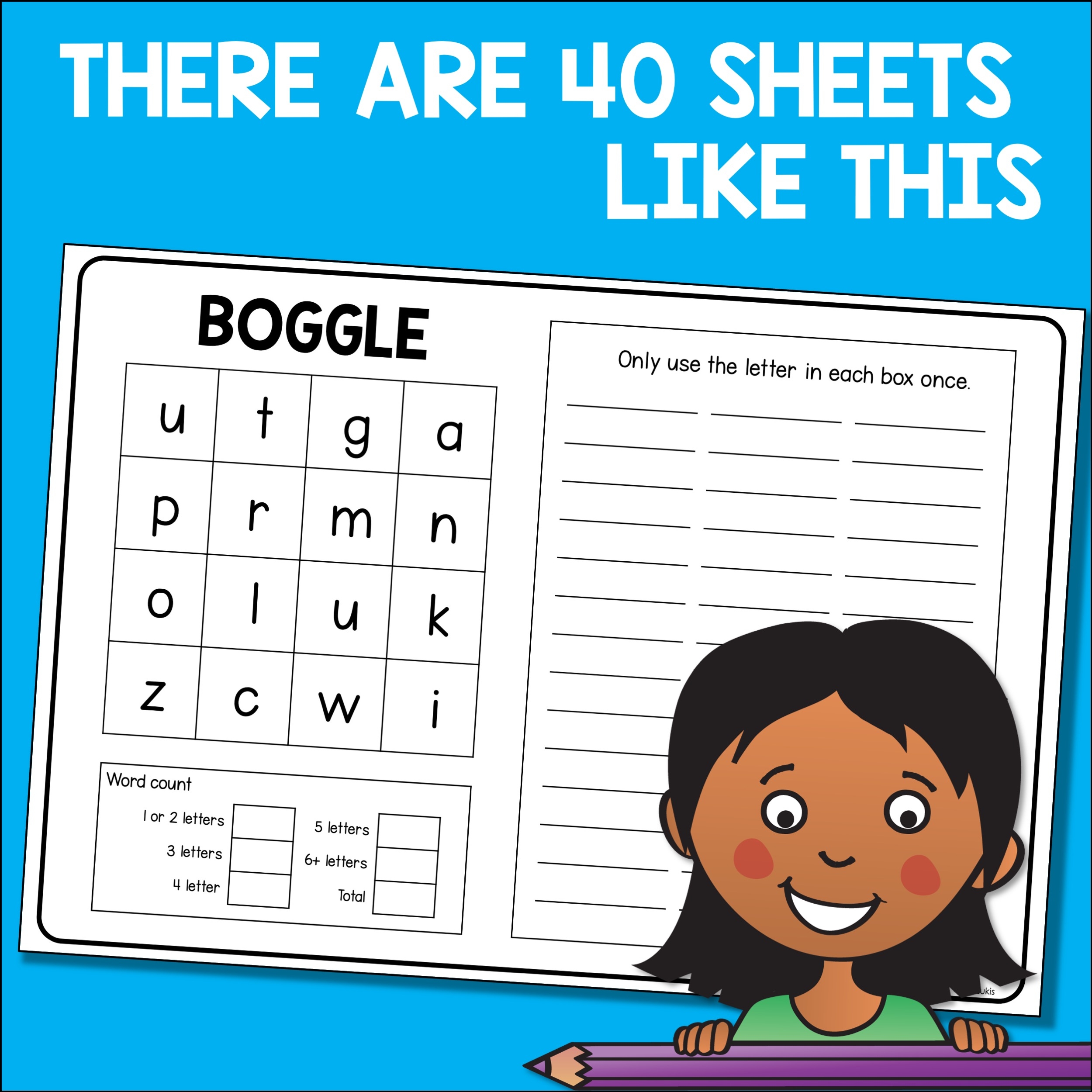 Boggle Worksheet Free Printable - Worksheets Template Free