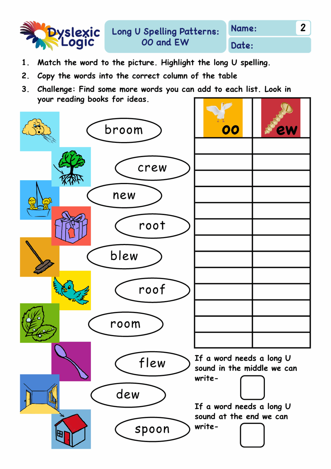 Free Printable Dyslexia Exercises Worksheets - Worksheets Template Free