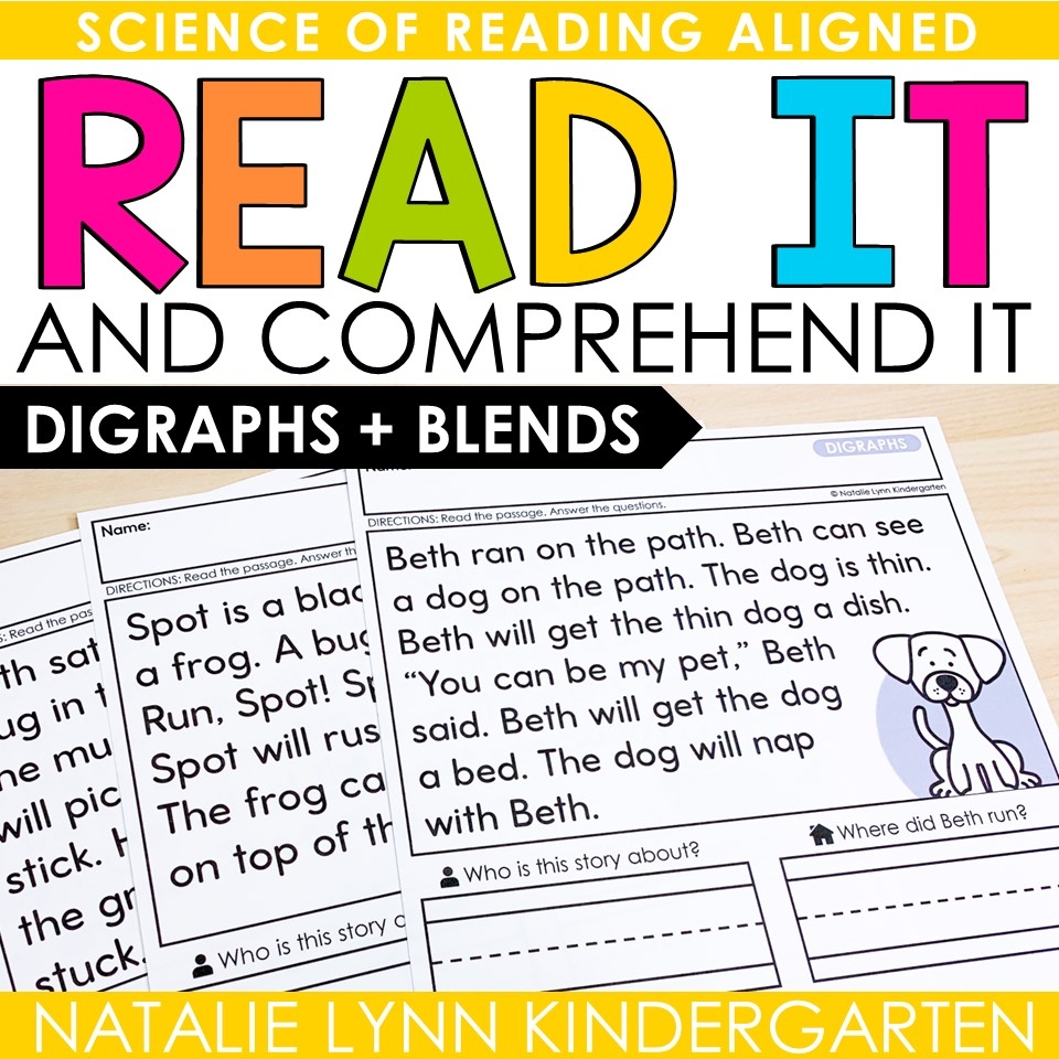 Blends Reading Comprehension Worksheets - Worksheets Template Free