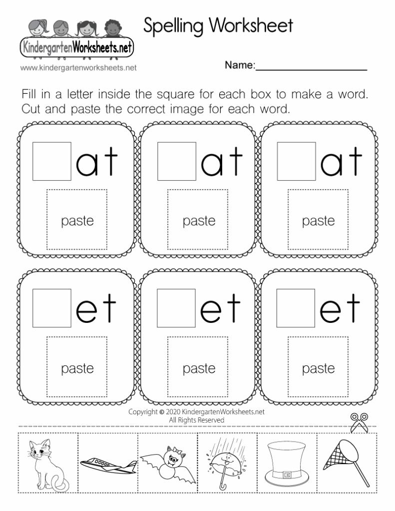 3 Letter Words Kindergarten Worksheets - Worksheets Template Free