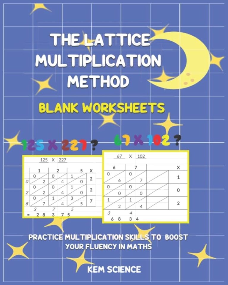 Free Printable Blank Lattice Multiplication Worksheets - Worksheets ...