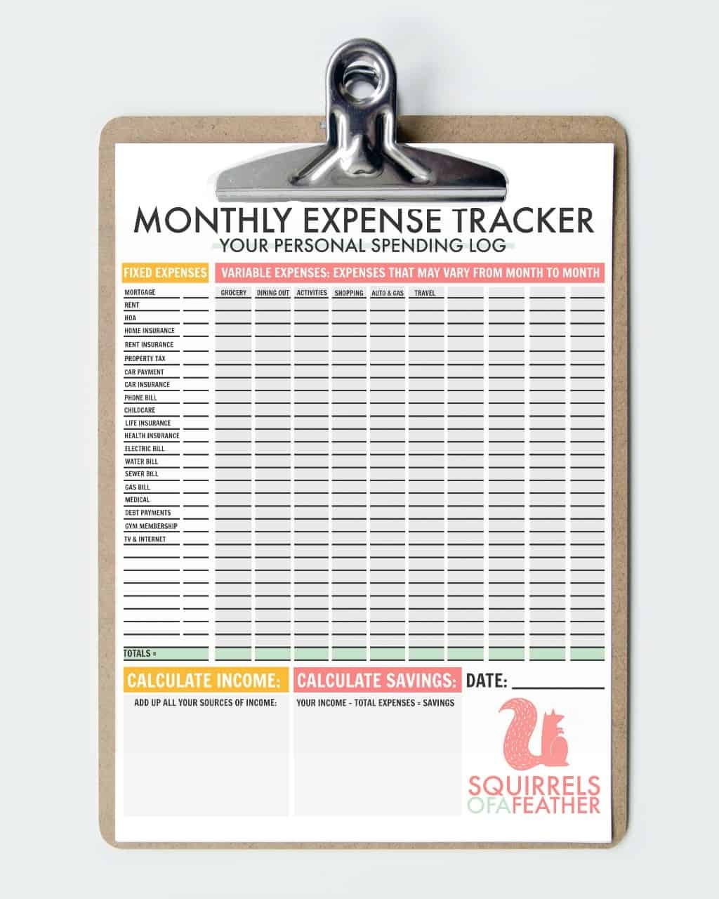 Free Printable Expense Worksheet - Worksheets Template Free