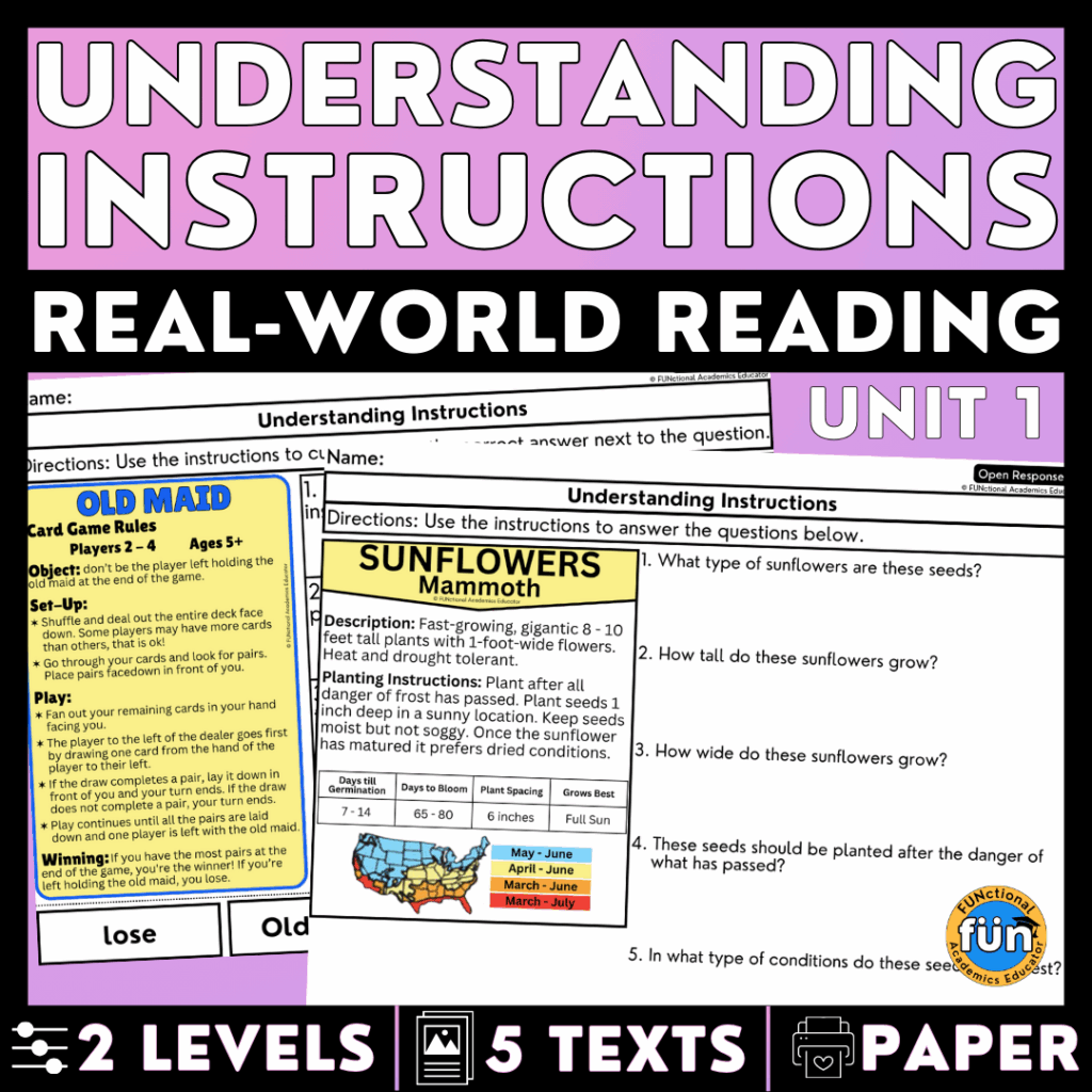 Real World Reading Comprehension Worksheets - Worksheets Template Free