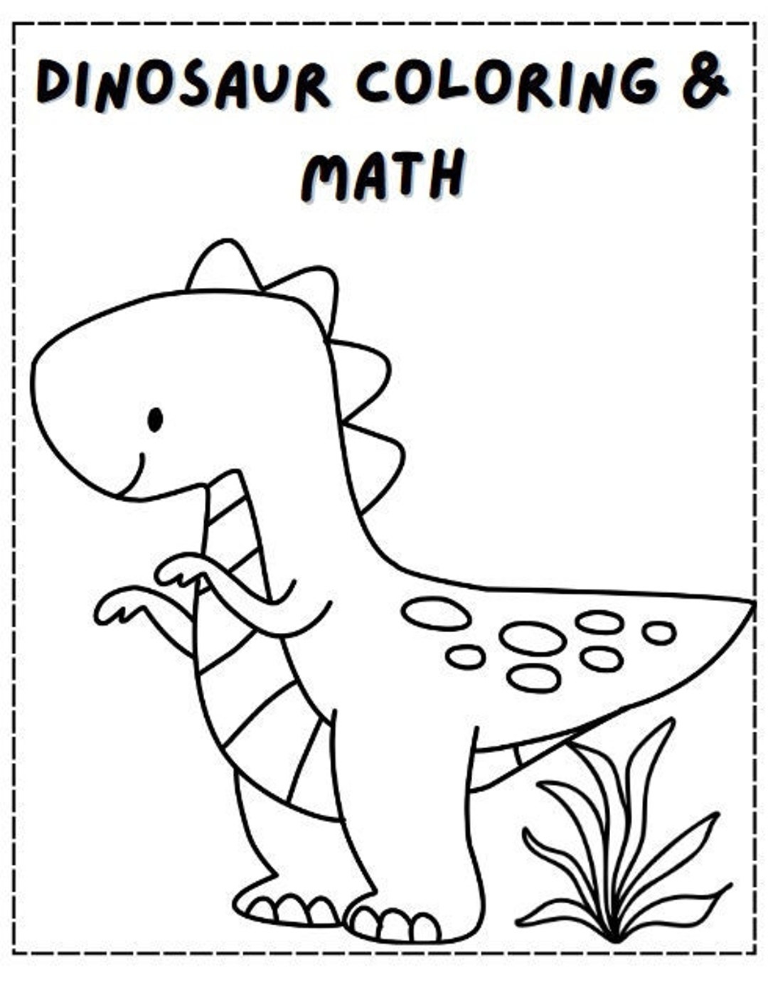 Kindergarten Math Coloring Worksheet - Worksheets Template Free