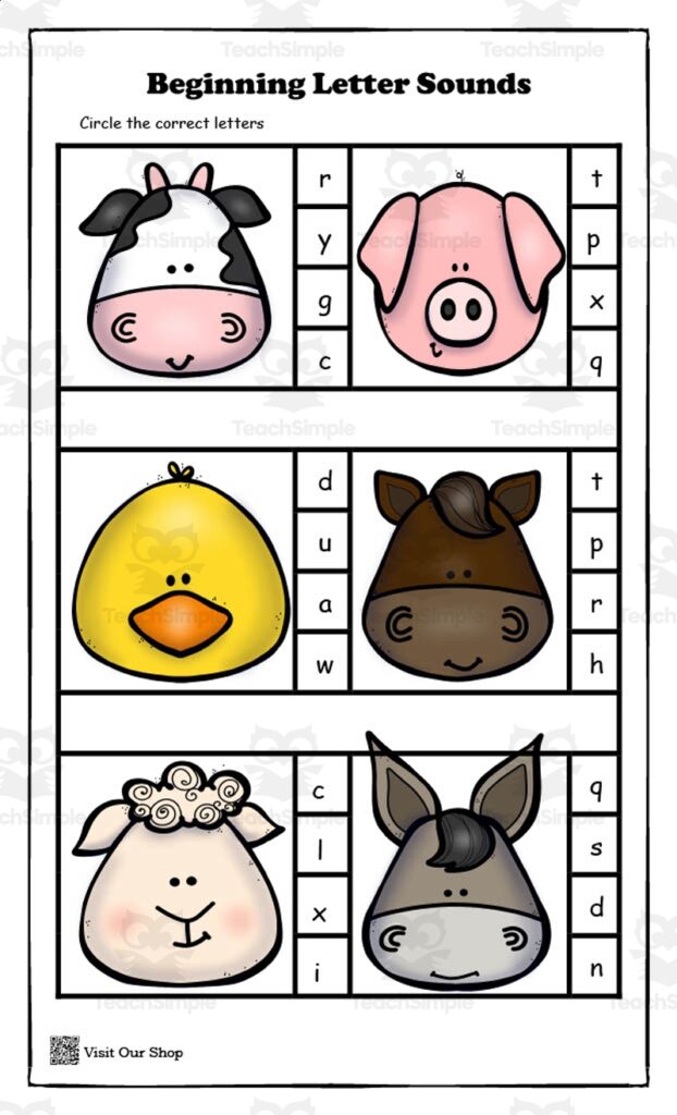 Printable Animal Sounds Worksheets For Kindergarten - Worksheets ...