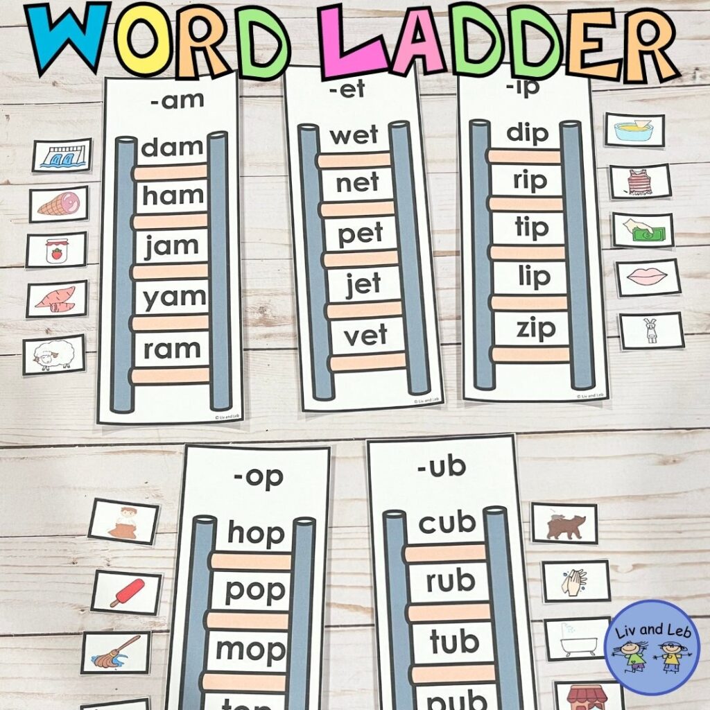 Word Ladder Worksheets Kindergarten - Worksheets Template Free