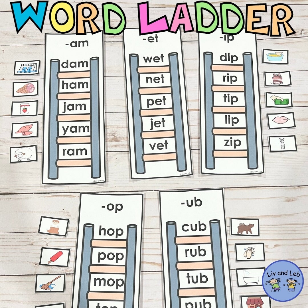 Word Ladder Worksheets Kindergarten - Worksheets Template Free