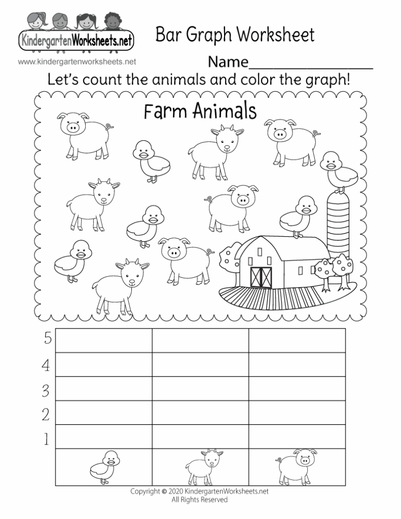 Kindergarten Farm Math Worksheets - Worksheets Template Free