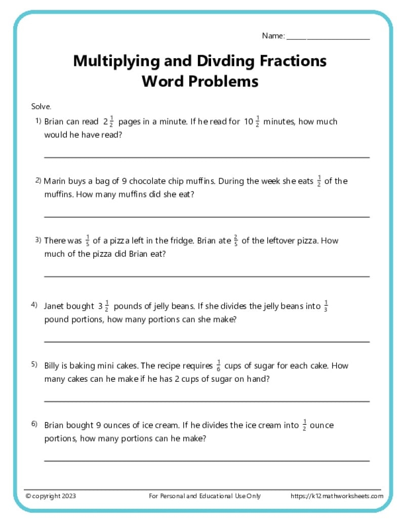 Free Printable Problem Solving Worksheets - Worksheets Template Free