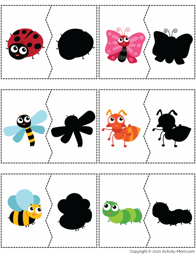 Insect Theme Preschool Printables - Worksheets Template Free