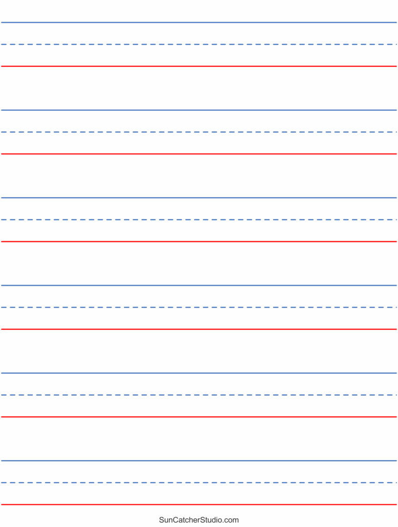 Preschool Writing Paper Free Printable - Worksheets Template Free