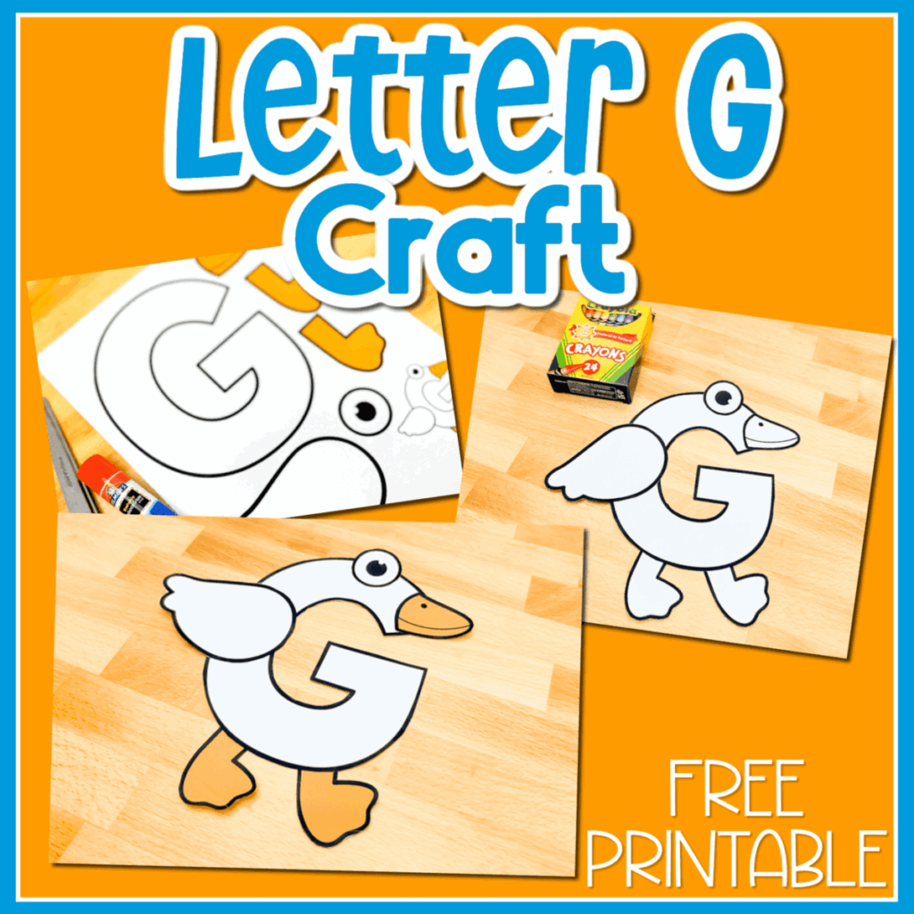 Letter G Craft For Preschool Printable - Worksheets Template Free