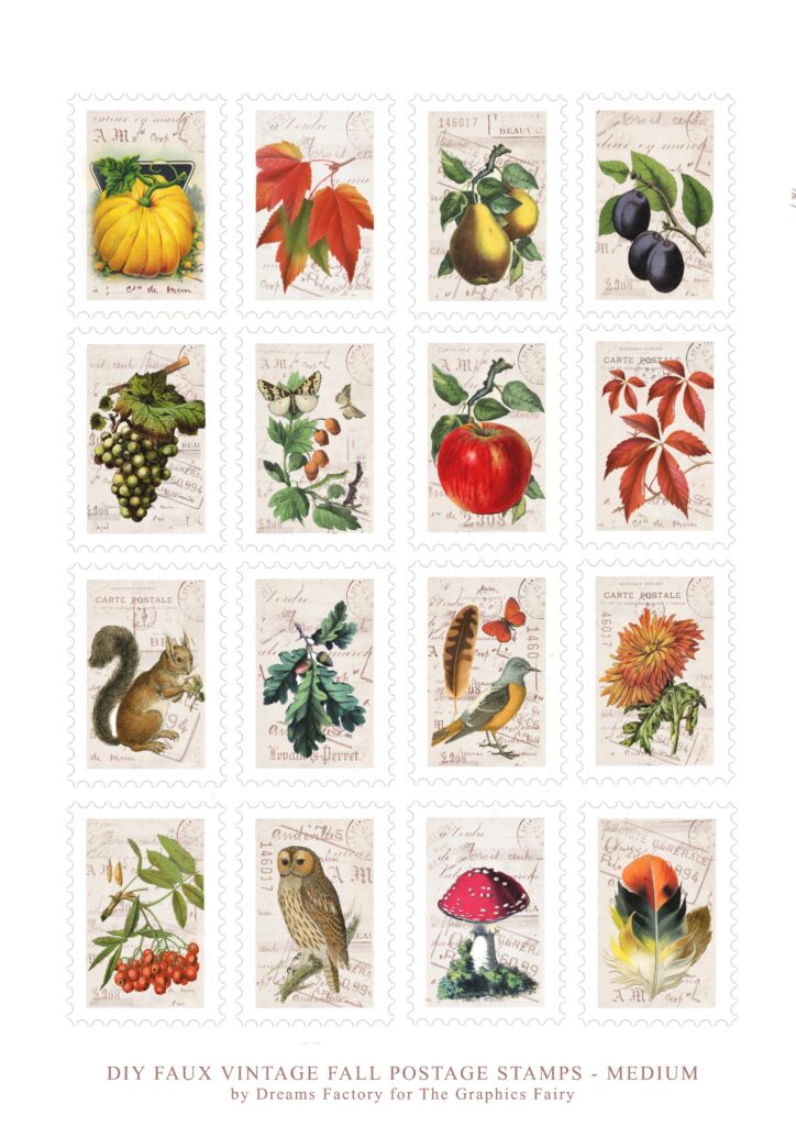 Preschool Free Printable Postage Stamps - Worksheets Template Free